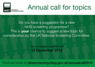 2018 – UK National Screening Committee