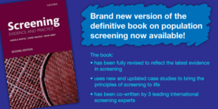 screening benefits and risks – UK National Screening Committee