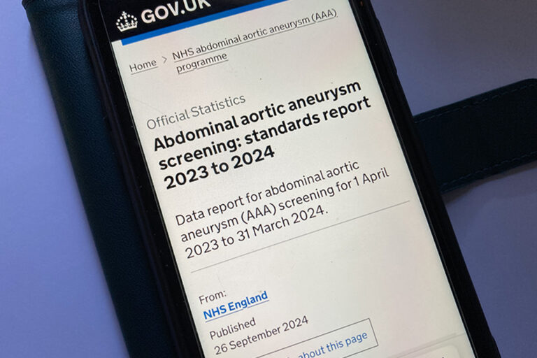 NHS abdominal aortic aneurysm (AAA) screening annual standards report ...