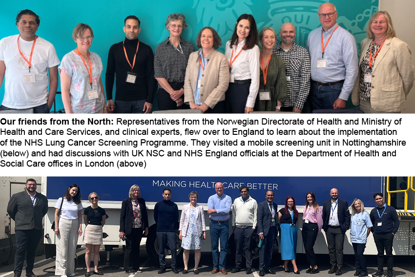 Norwegian lung cancer screening delegation visit – UK National ...